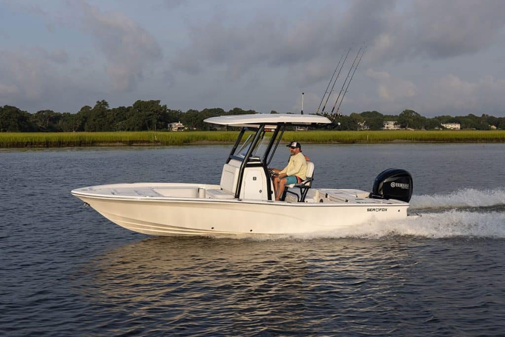 SEA FOX BOAT COMPANY | Best Center Console Offshore Boats, side, dual ...