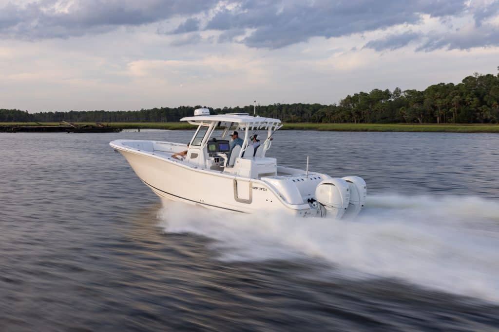SEA FOX BOAT COMPANY | Best Center Console Offshore Boats, side, dual ...